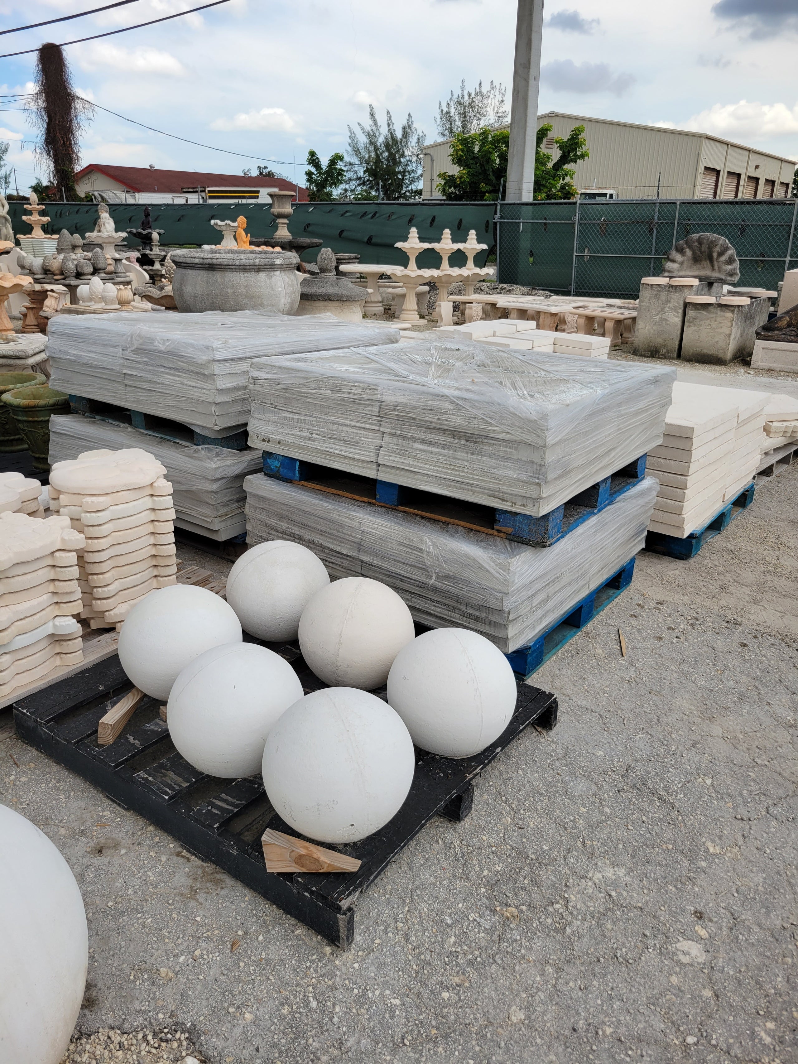 Concrete Sphere 12 Inches / Cement Stone Garden Balls Backyard Spheres ...